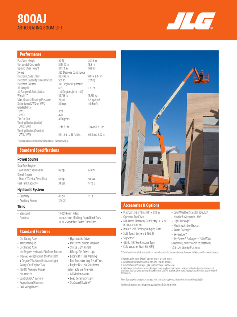 800AJ Spec Sheet 1 | PDF