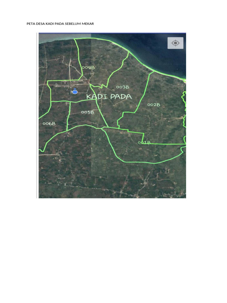 Peta Desa Kadi Pada Sebelum Mekar | PDF