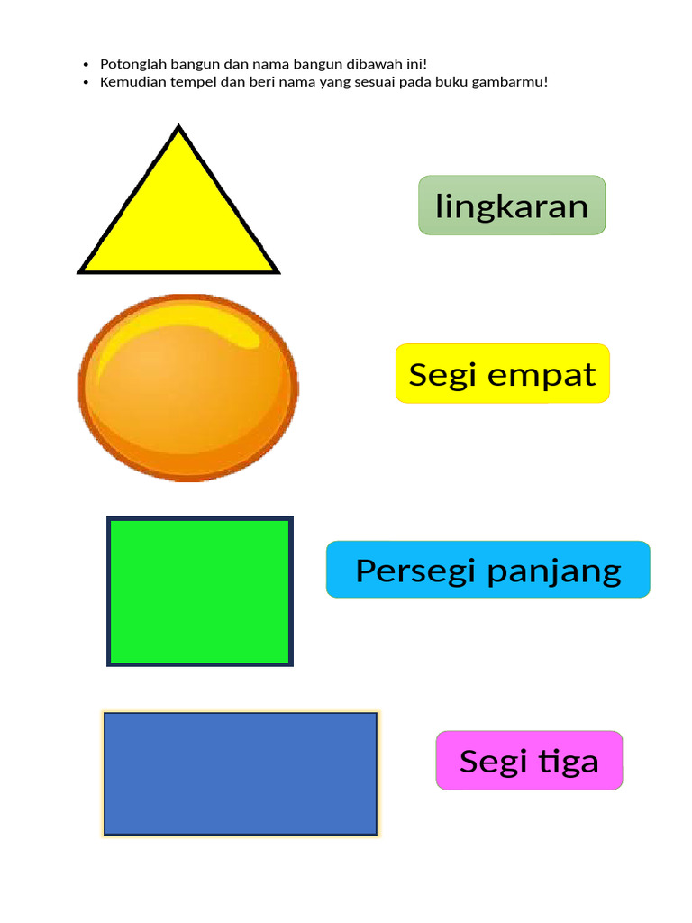 Bangun Datar LK Seni Rupa | PDF