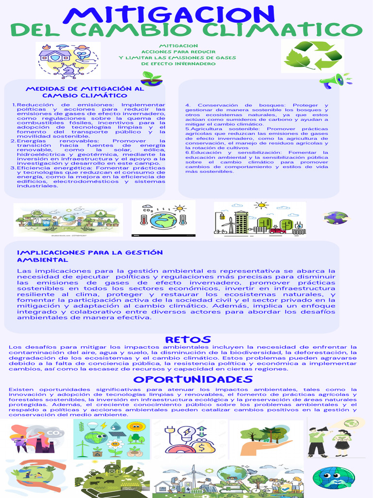 Infografía Nuestro Planeta Reciclaje y Medioambiente Ilustrada Moderna ...