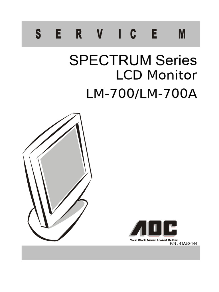 Lm700 Service Manual | PDF