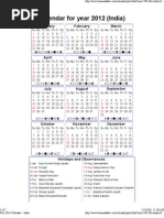 Bihar Government Calendar 2025 | PDF | Religious Festivals | Religious ...