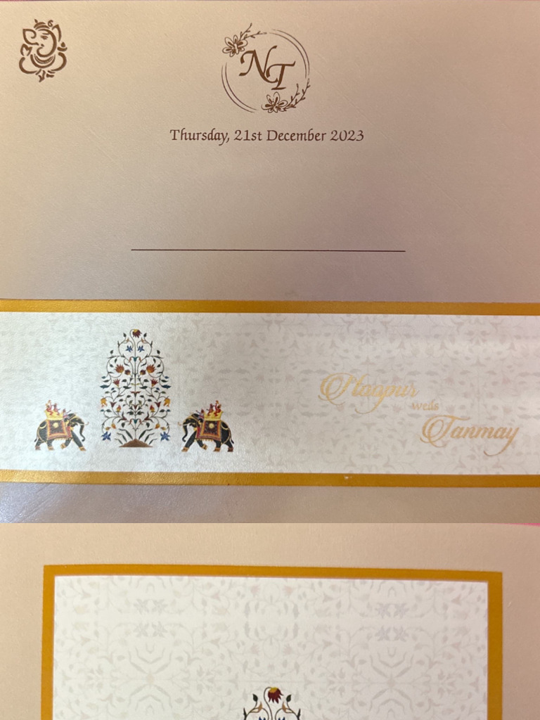 Kankotri Invitation | PDF