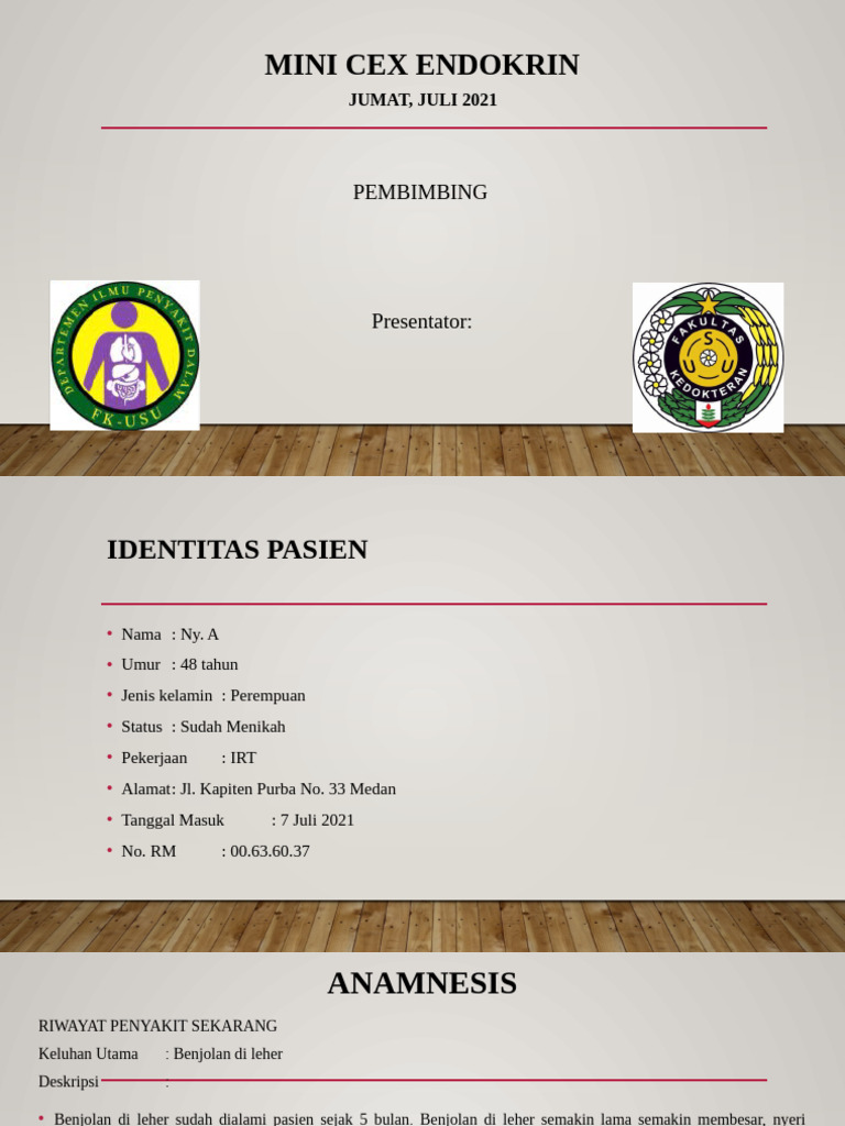 Slide Mini Cex - Dwi Prianto - Endokrin | PDF