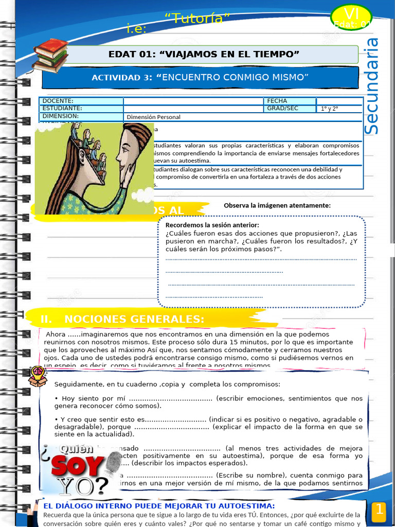 1° y 2° Ficha Uni 1 Sem 03 | PDF