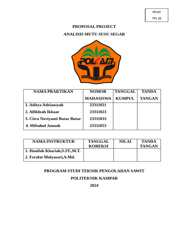 Proposal Project | PDF