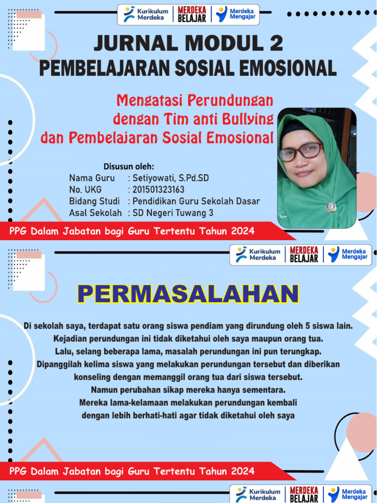 JURNAL MODUL 2 PEMBELAJARAN SOSIAL EMOSIONAL | PDF