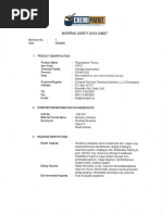 Misumi MPCL840 Parts Cleaner SDS | PDF | Combustion | Fires