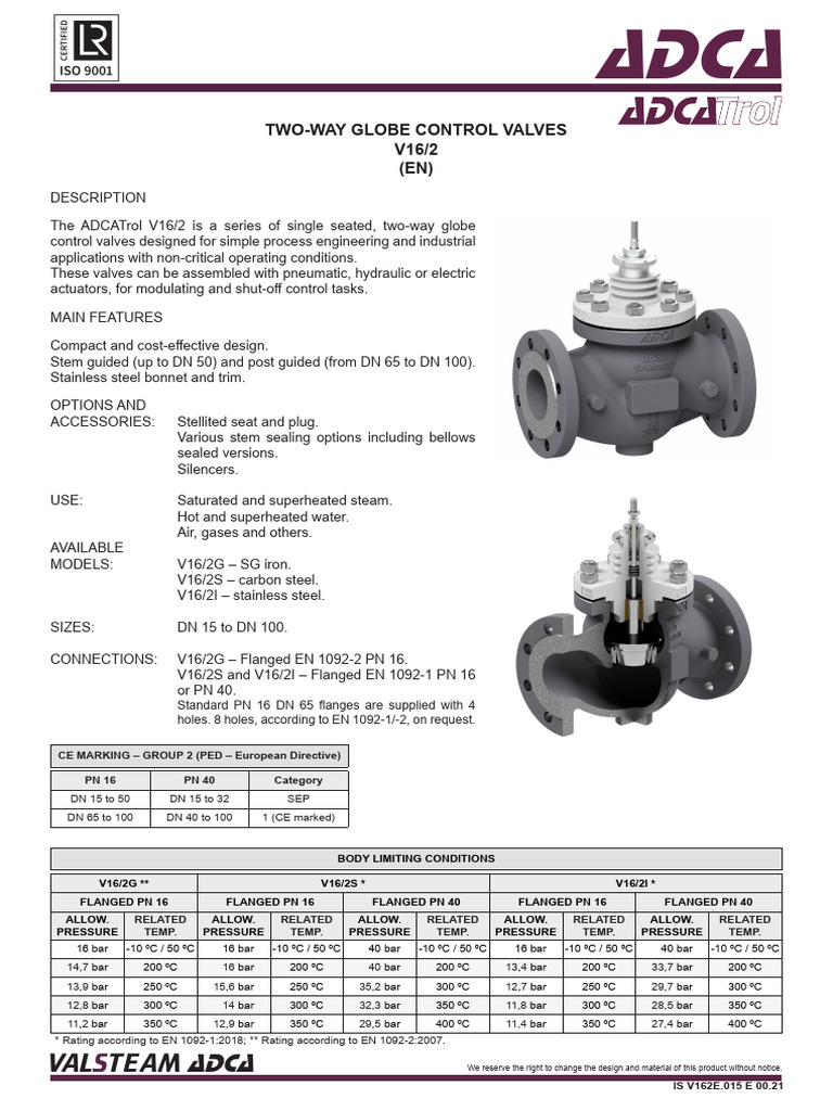 ADCA Control Valve V16 en | PDF