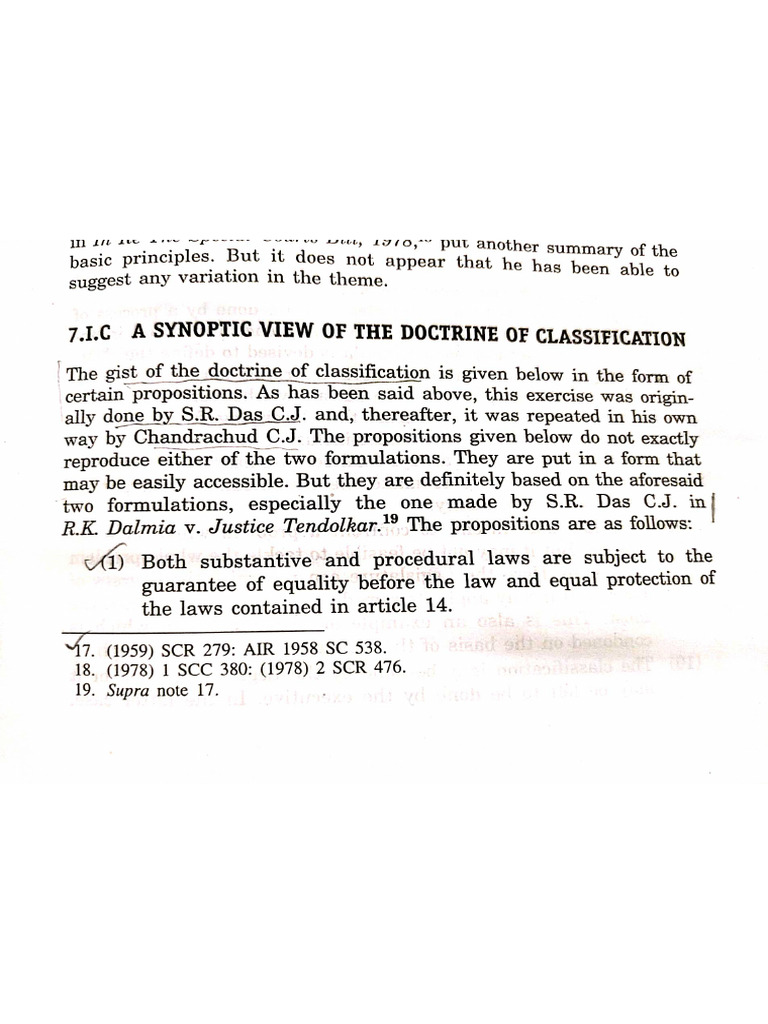 Synoptic View Of Doctrine Of Classification Pdf