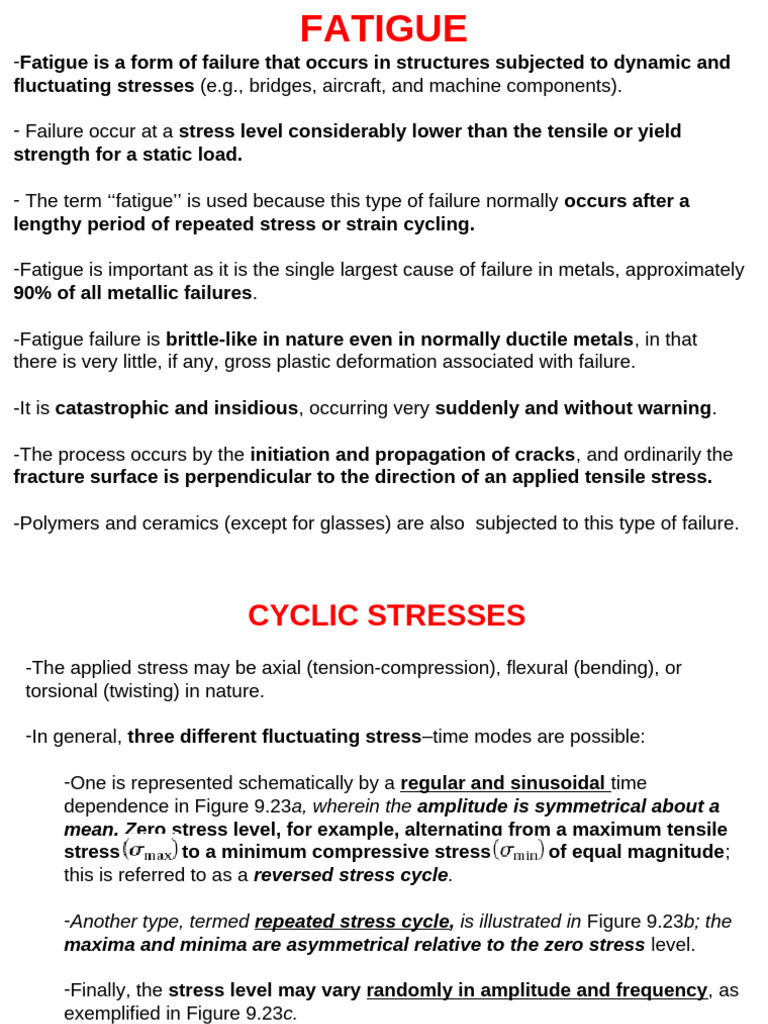 4 - Fatigue Fracture | PDF