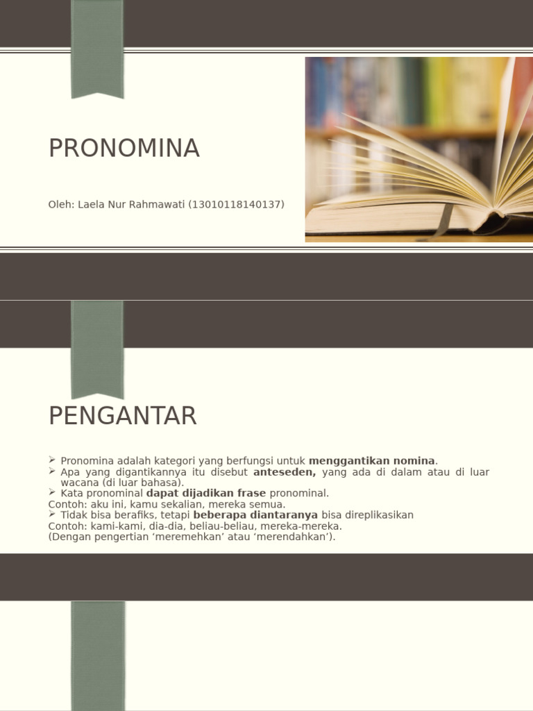 PRONOMINA | PDF