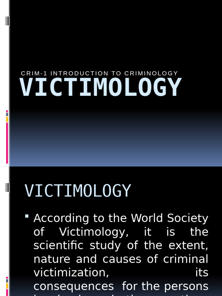 Victimology | PDF