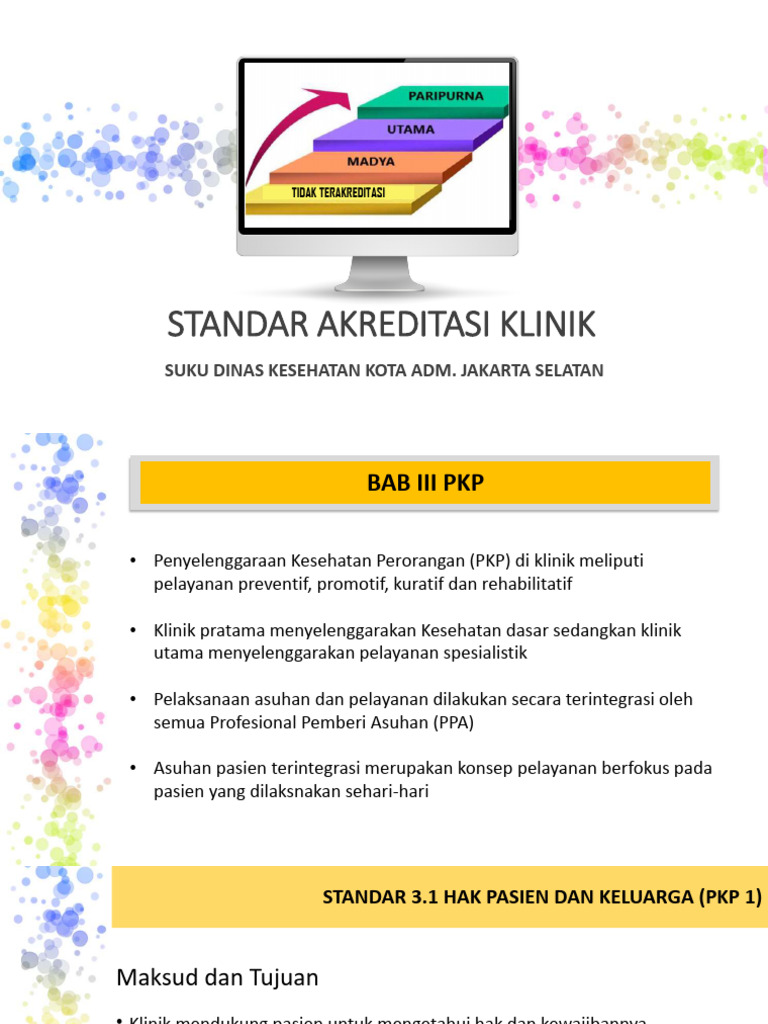 Standar Akreditasi Klinik Bab Iii | PDF