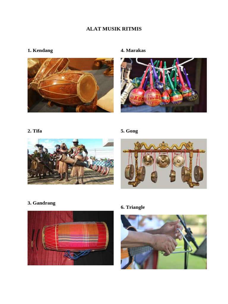 Alat Musik Ritmis | PDF