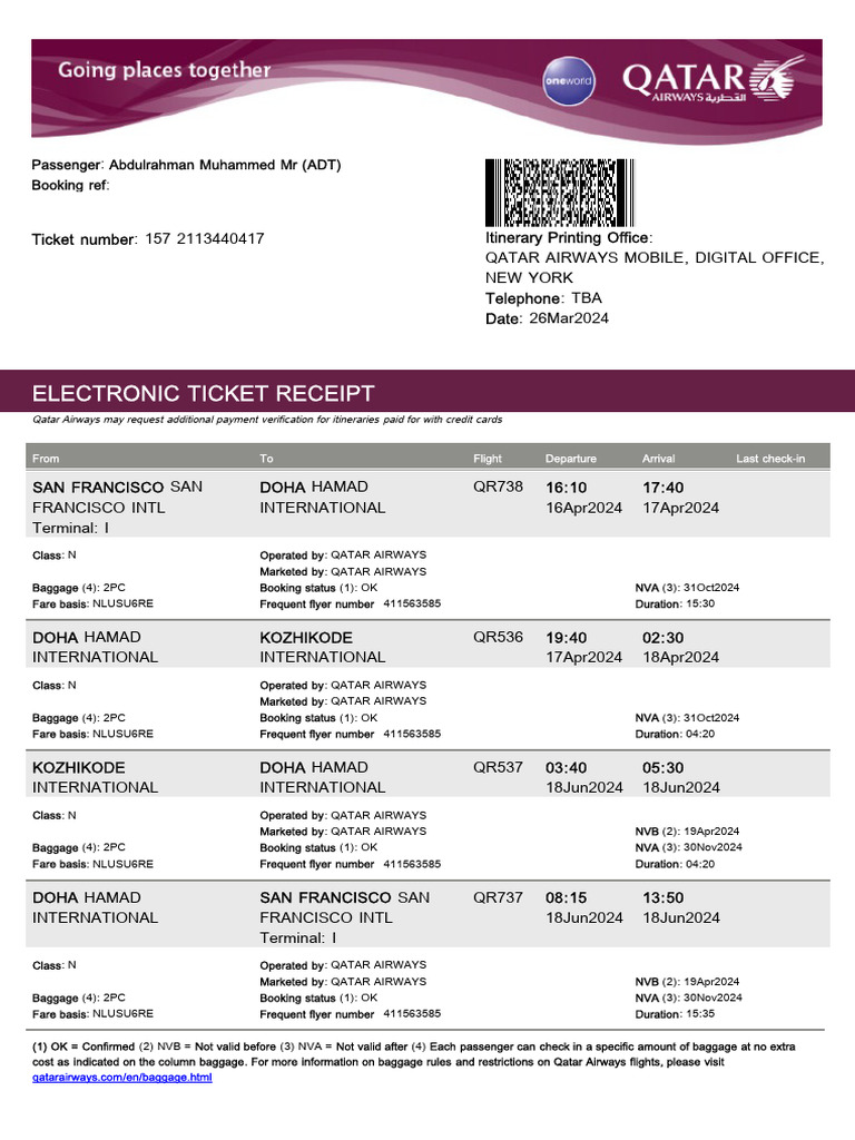 Your Electronic Receipt | PDF