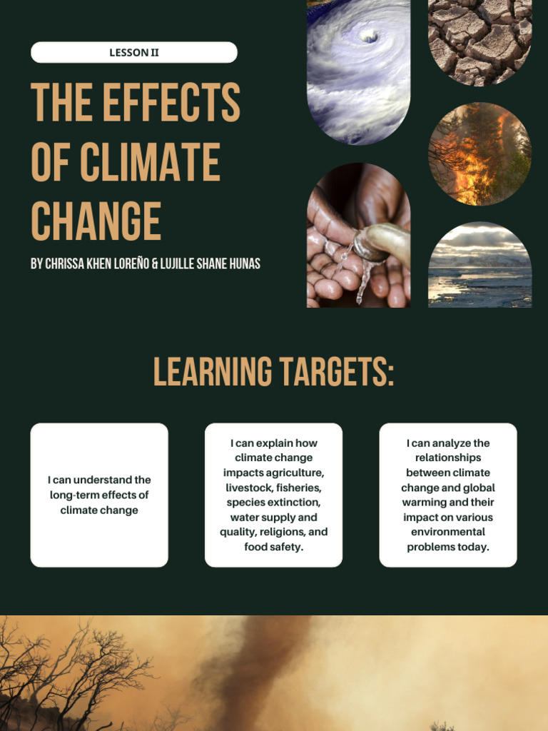 THE EFFECTS OFCLIMATE CHANGE - TRENDS 12 | PDF