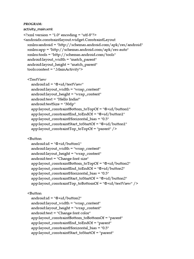 MAD LAB - Program Coding and Output | PDF