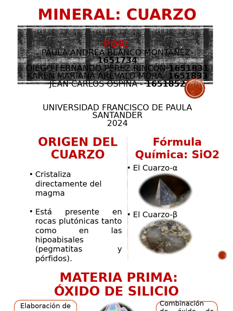 Mineral Cuarzo | PDF