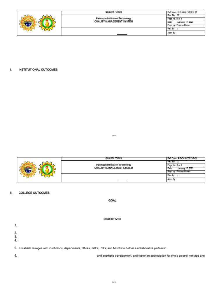 Bsba Ethics Syllabus 2nd Sem | PDF