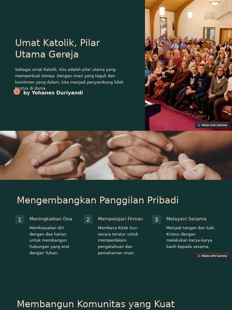 Kel 9.umat Katolik Pilar Utama Gereja | PDF