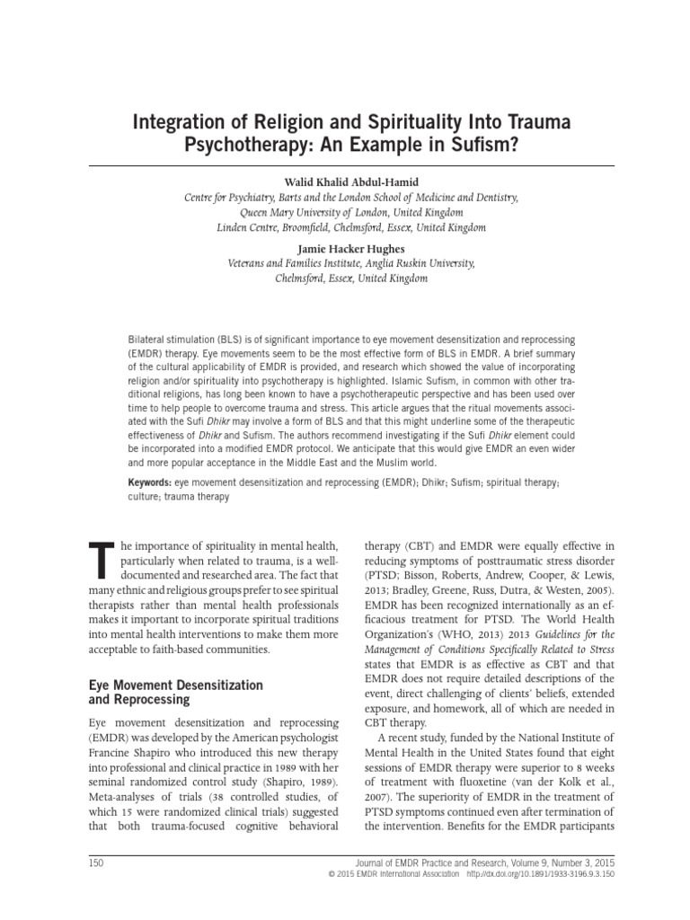 Integration of Religion and Spirituality | PDF