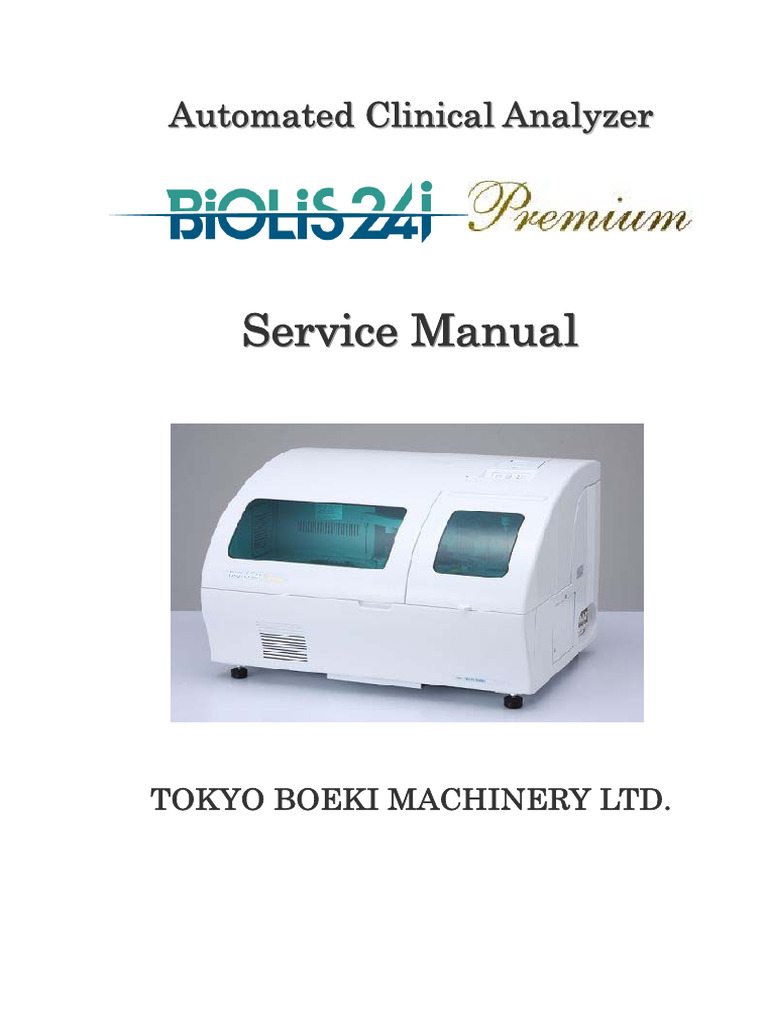 BiOLiS 24i Premium Service Manual | PDF
