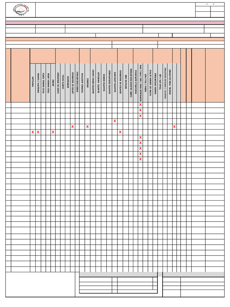 Registros de Epp Julio 2024 - Jardinero 2 | PDF
