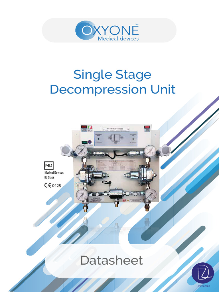 Oxyone Medical Devices Datasheet Single Stage Decompression Unit ENG ...