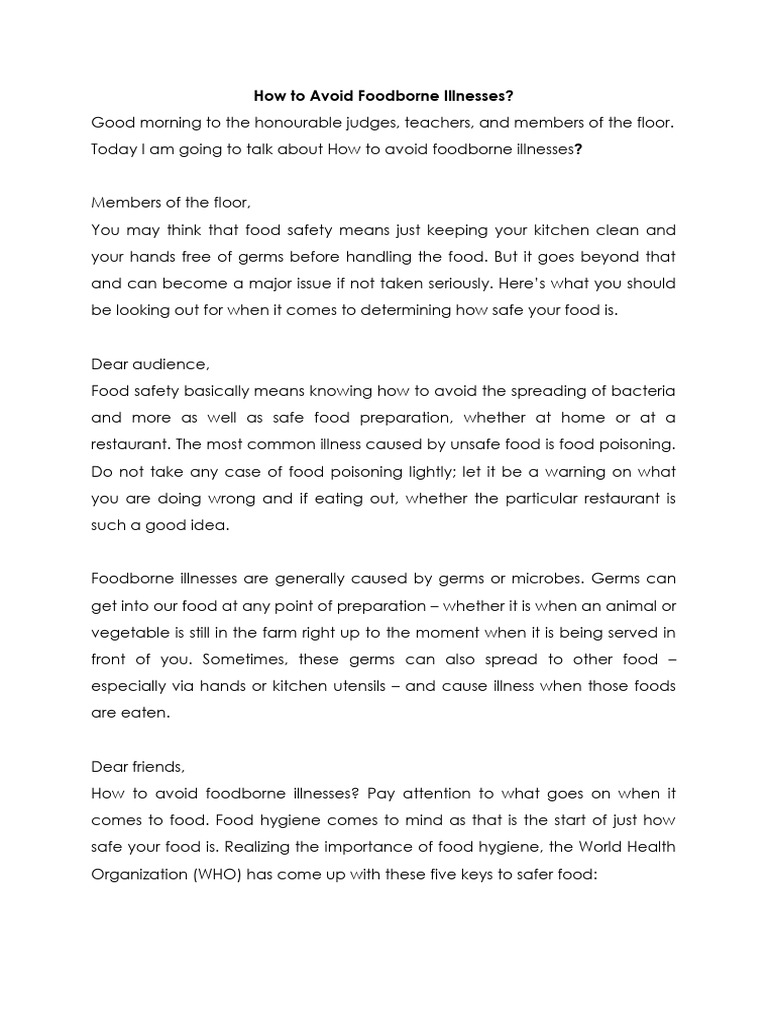 How Safe Is Your Food | PDF