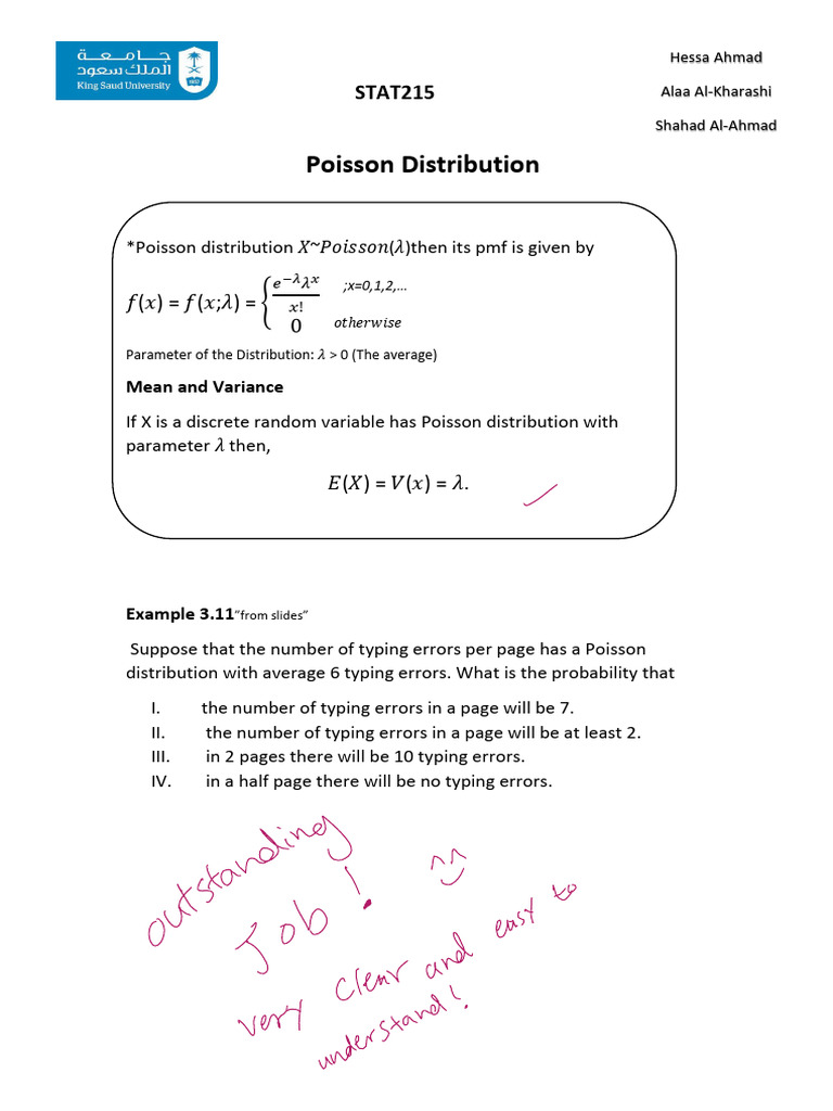 Poisson Distrbution | PDF