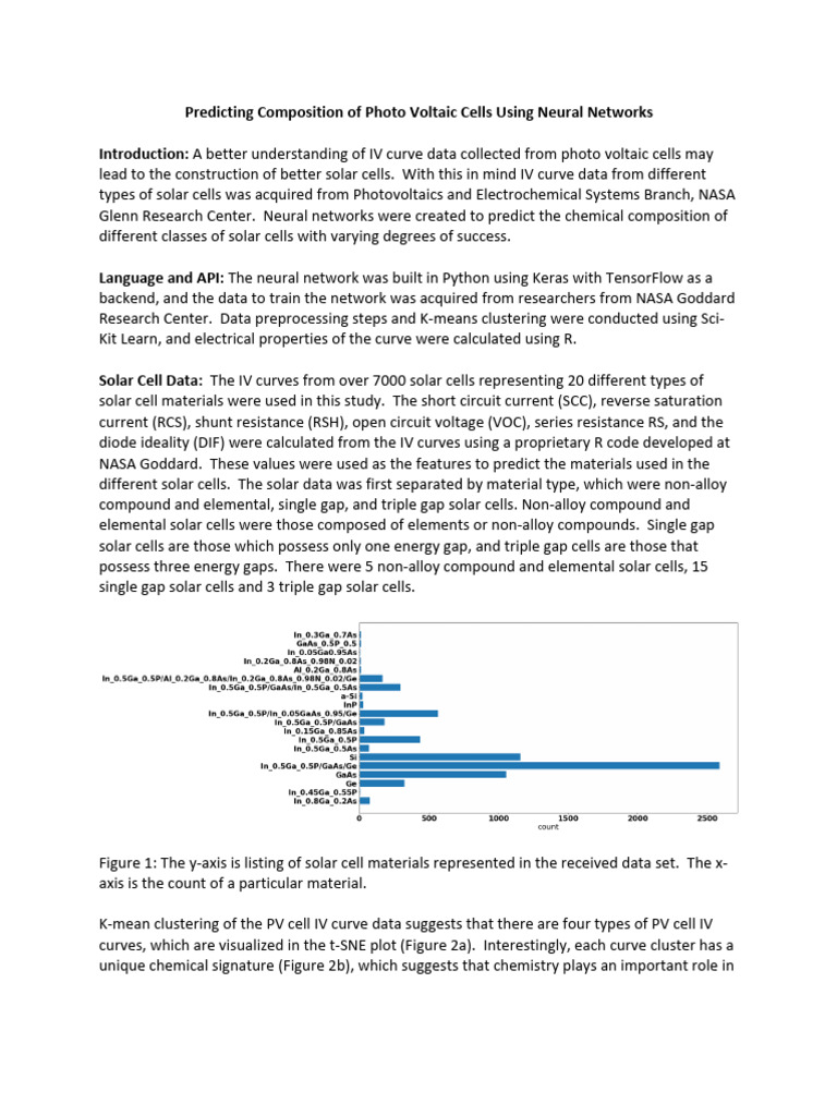 HECC Data Science PV Cells | PDF