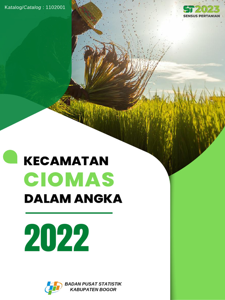 Kecamatan Ciomas Dalam Angka 2022 | PDF