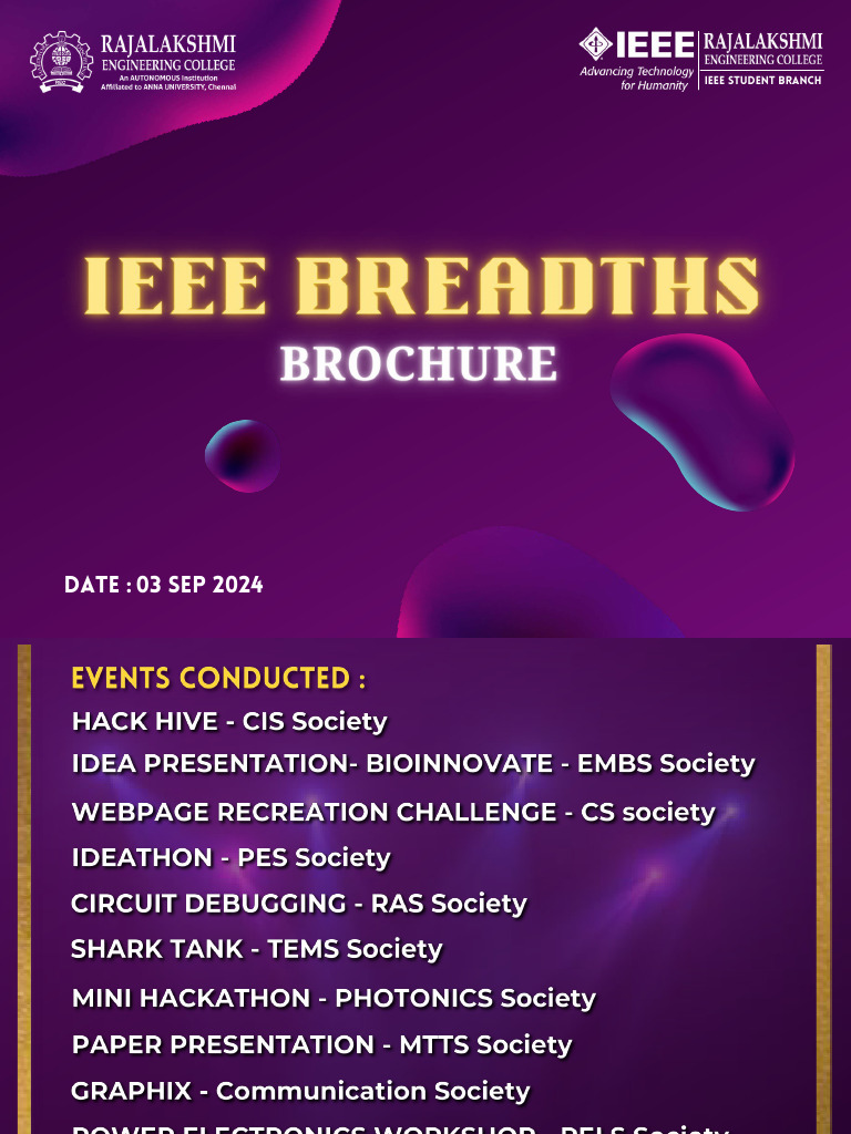 Ieee Brochure | PDF