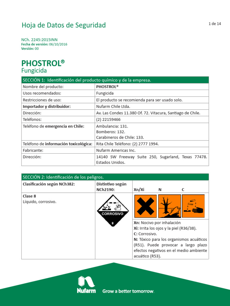 HS Phostrol ACTUALIZADA | PDF