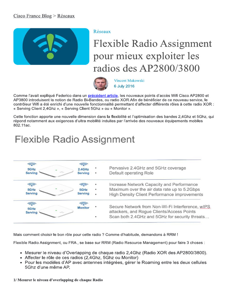 Flexible Radio Assignment | PDF