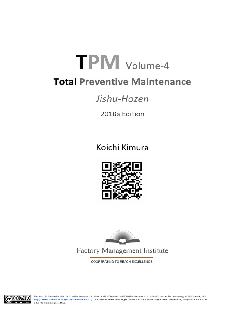 TPM-4 Jishu-Hozen | PDF