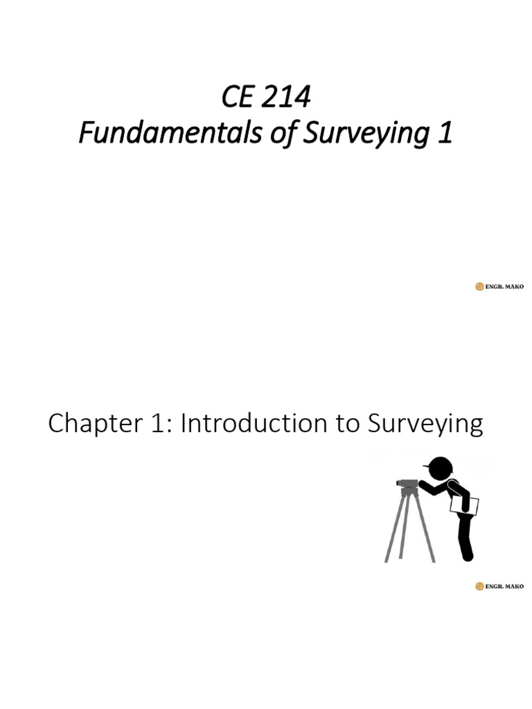 Chapter-1_Introduction-to-Surveying | PDF Chapter-1_Introduction-to-Surveying | PDF