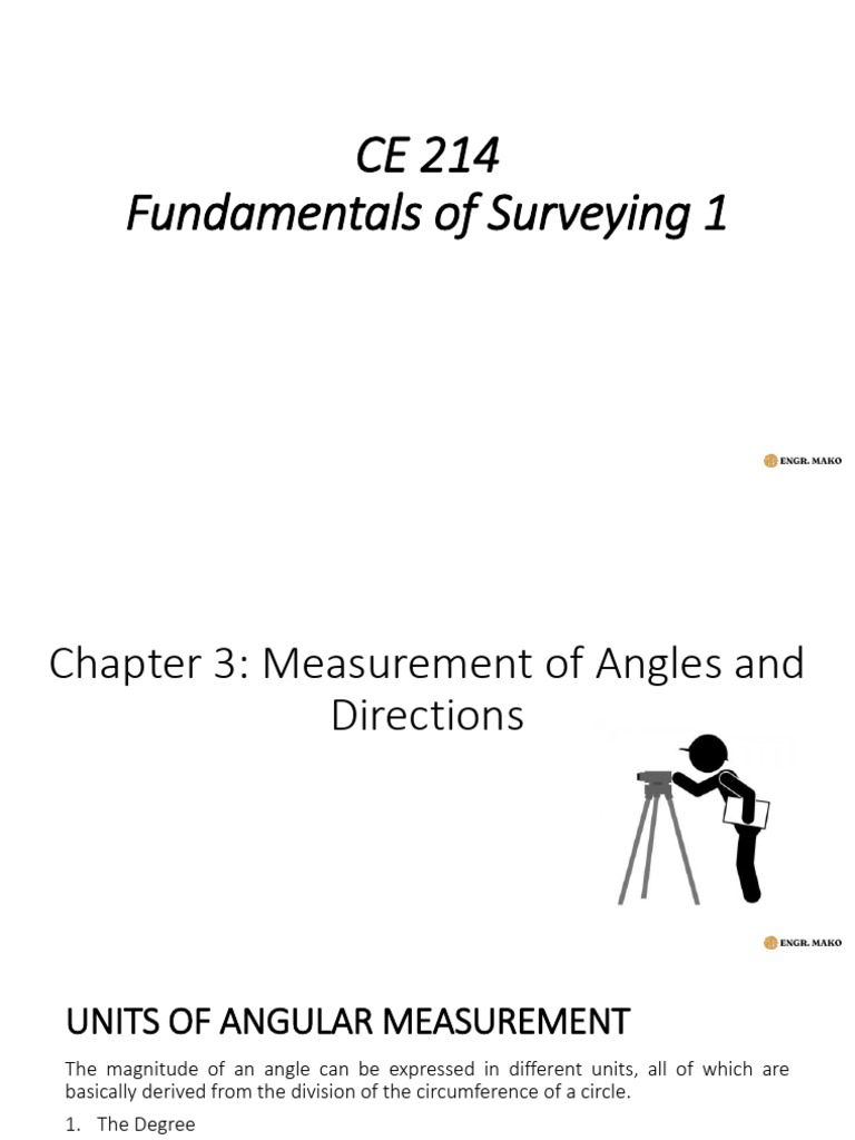 Chapter-3_Measurement-of-Angles-and-Directions | PDF