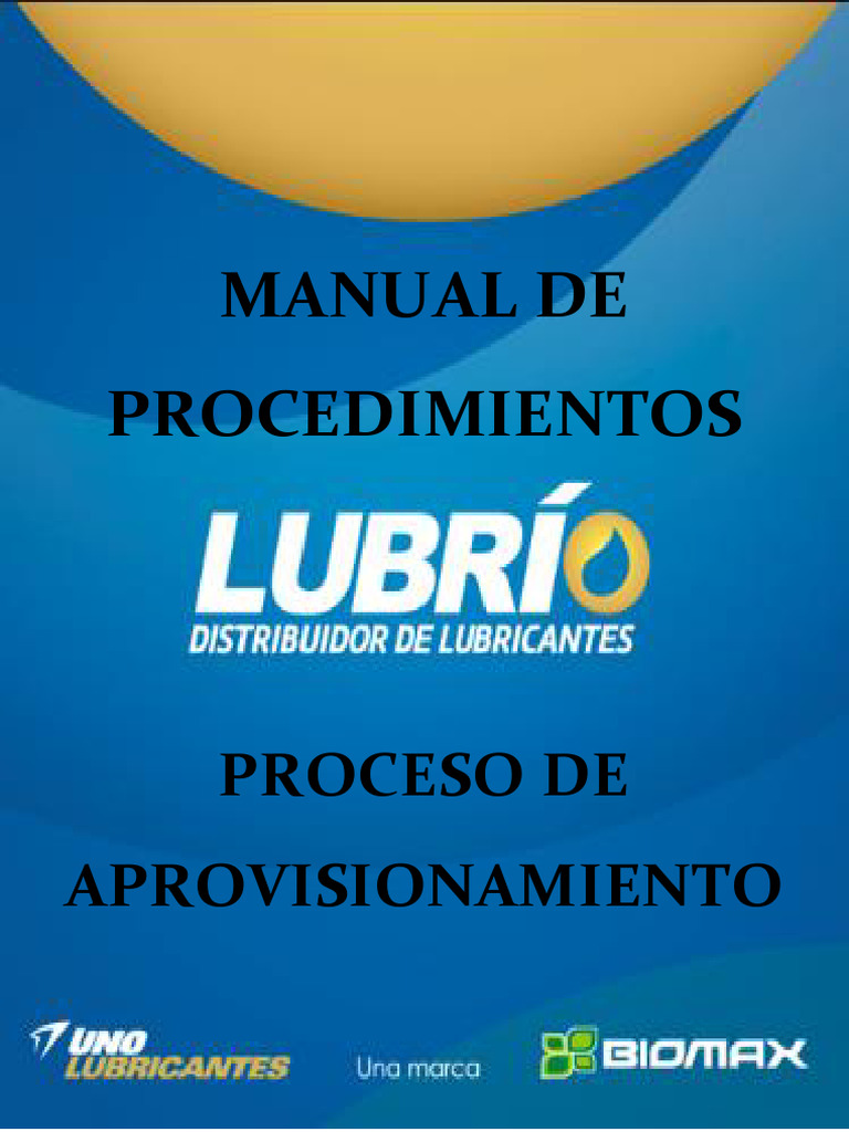 Apéndice K. Manual de Procedimientos | PDF | Logística | Negocios
