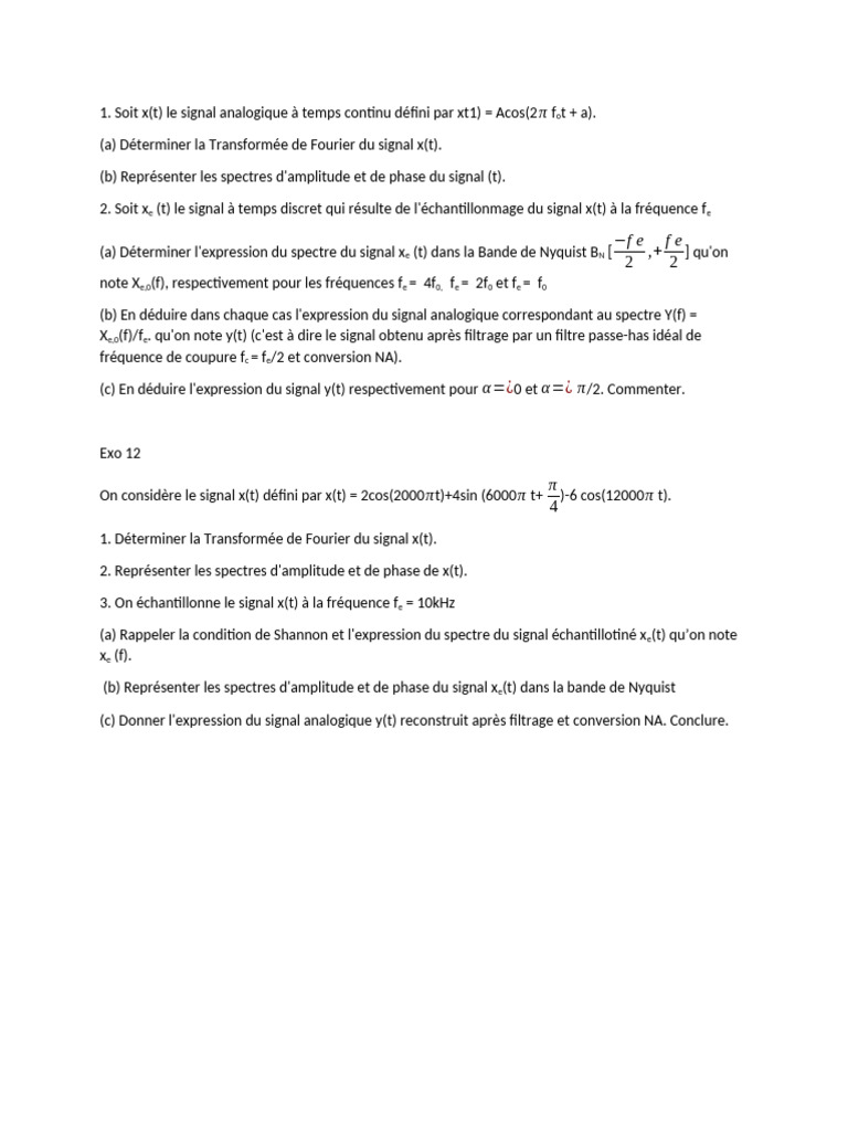 devoir ts | PDF