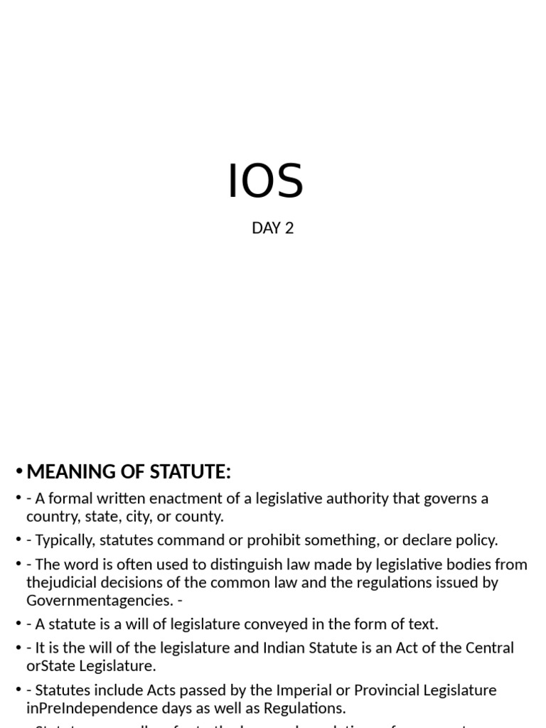Interpretation of Statute | PDF | Ex Post Facto Law | Finance & Money ...
