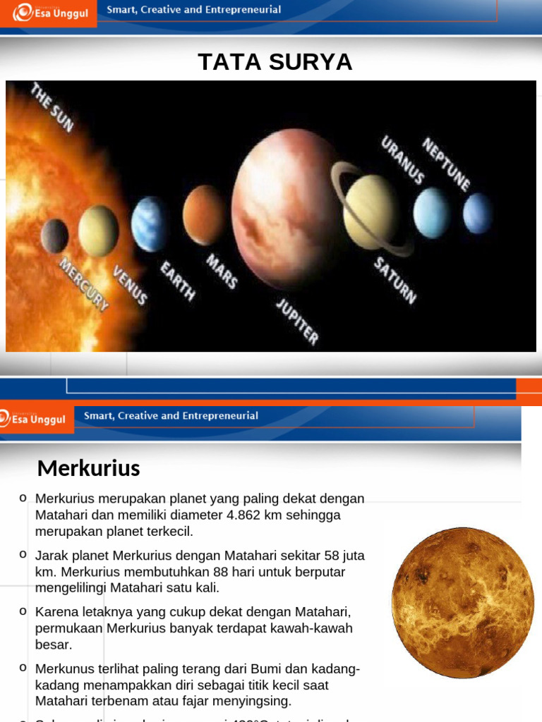 Macam-Macam Planet Tata Surya | PDF