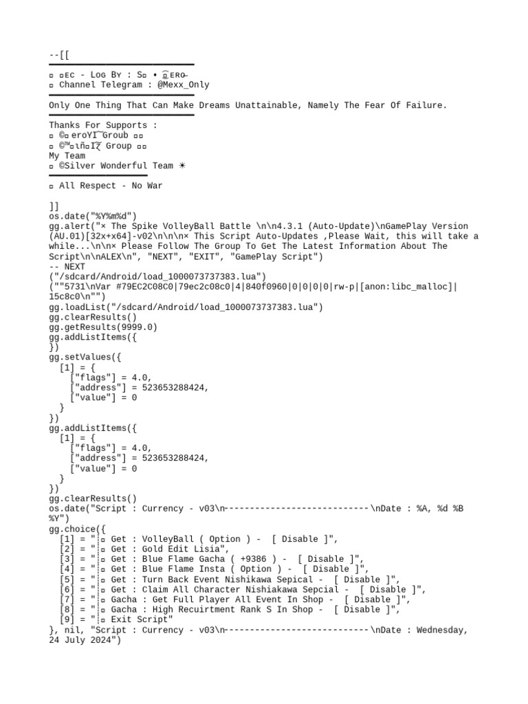 Log Script Currency | PDF | Entertainment | Teaching Methods & Materials