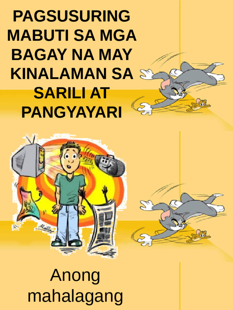 Esp 6 Q1 Week 1 | PDF