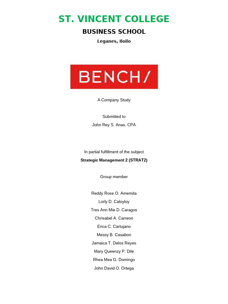 Bench All Chapters Final | PDF