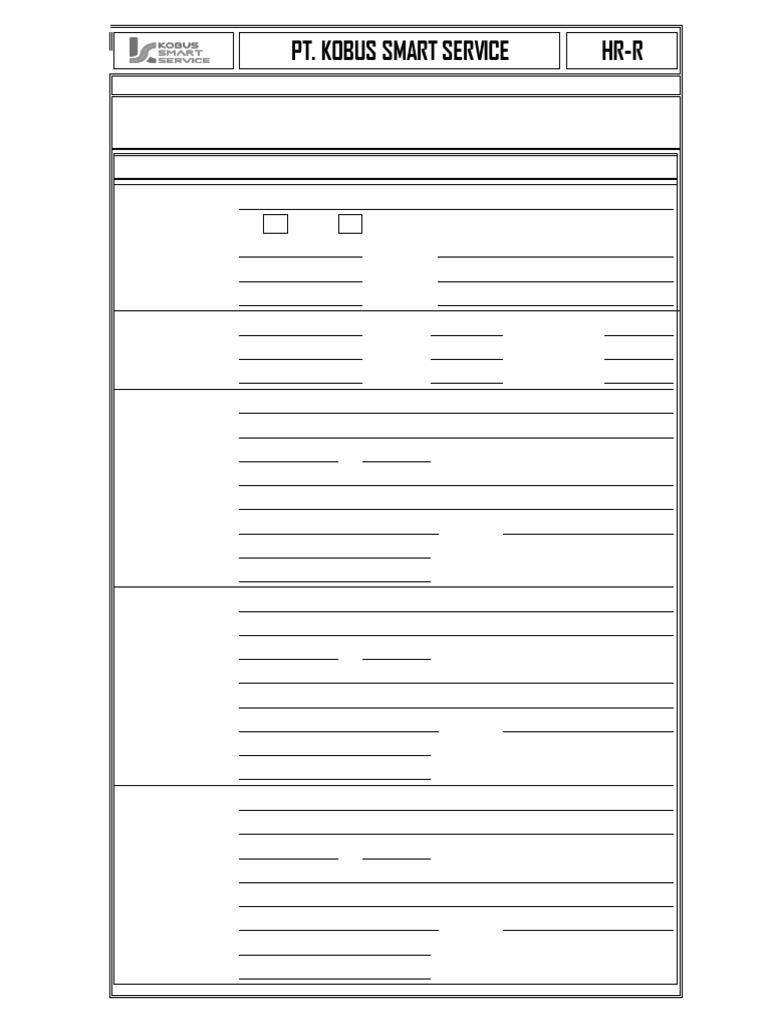 FORM MANDATORY KSS - REV JUN 2024 | PDF