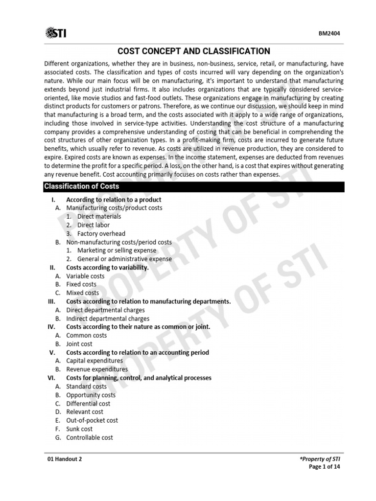 CA01 Handout 2 | PDF