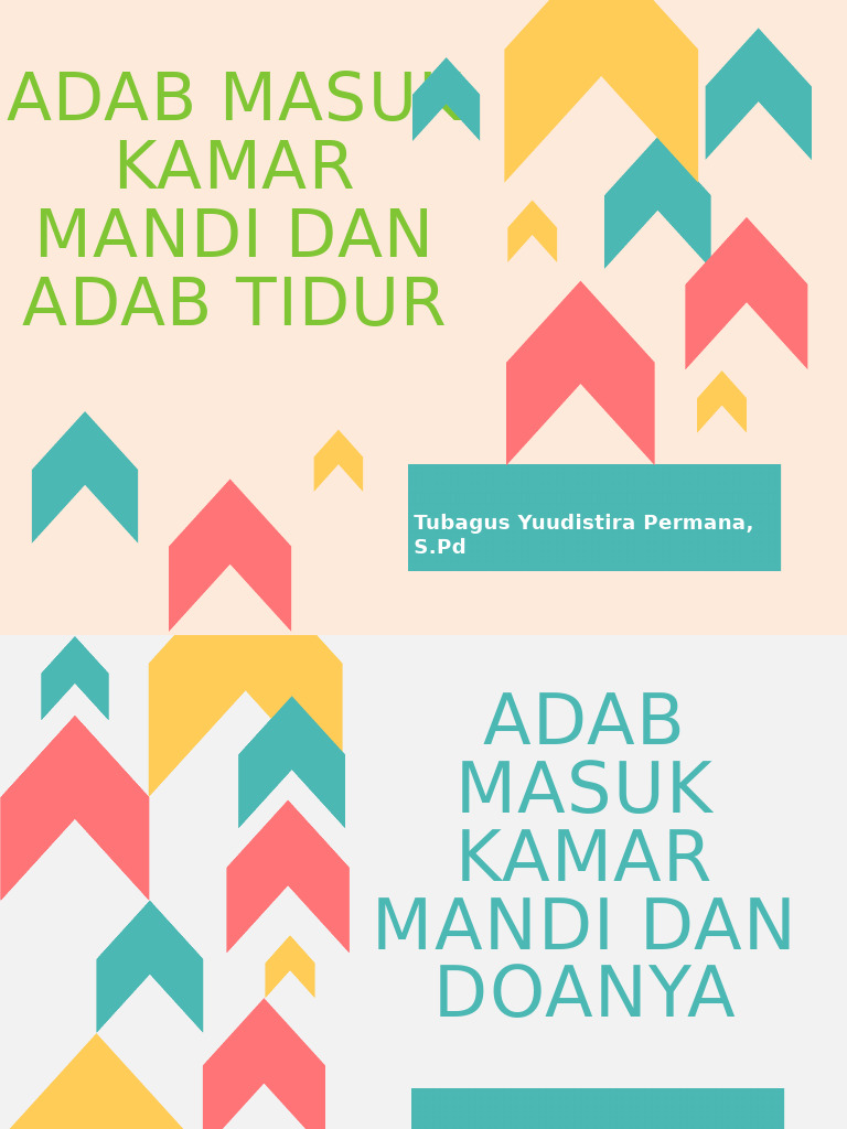 Adab Masuk Kamar Mandi Baru | PDF