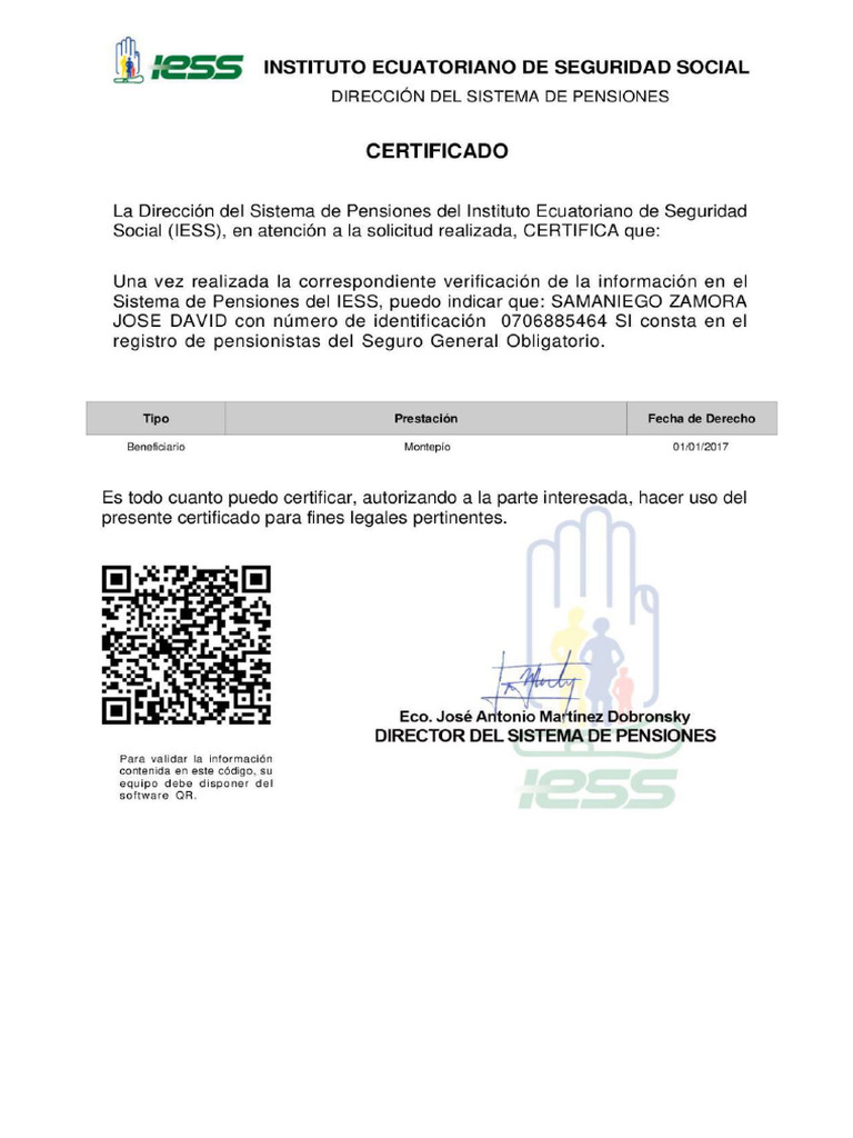 Certificado Montepio | PDF